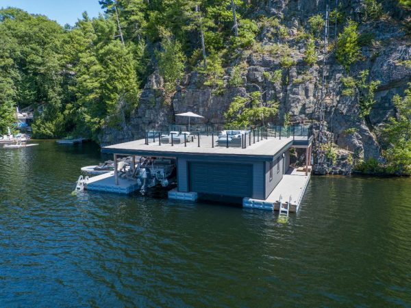 Floating Boathouse Platforms | Kropf Marine