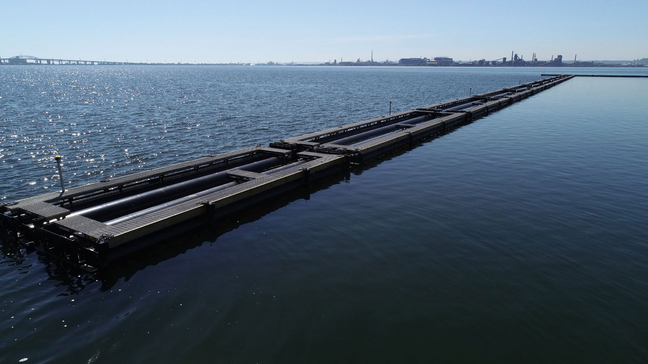 LaSalle Park Marina – Floating Breakwater - Kropf Industrial l Conolift ...